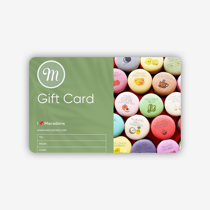 Gourmet Macarons Online - Custom Printed or Classic Boxes | Macadons